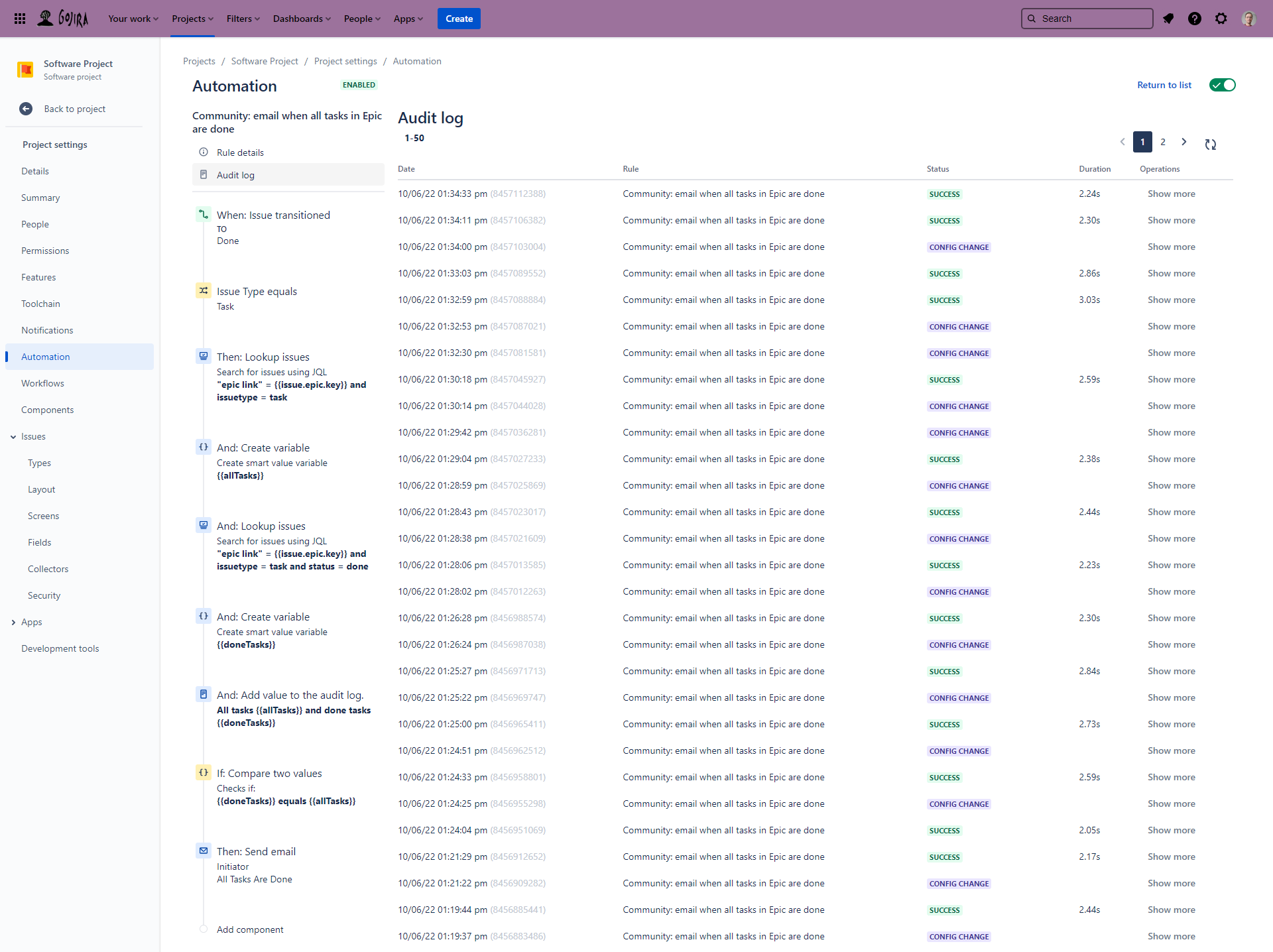 Solved: Automation: email when all tasks in Epic are done
