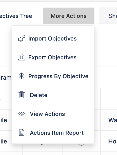 View to see Details of all Team Objectives?