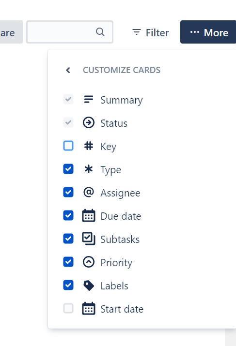 Done tasks are visible in list, but not in board
