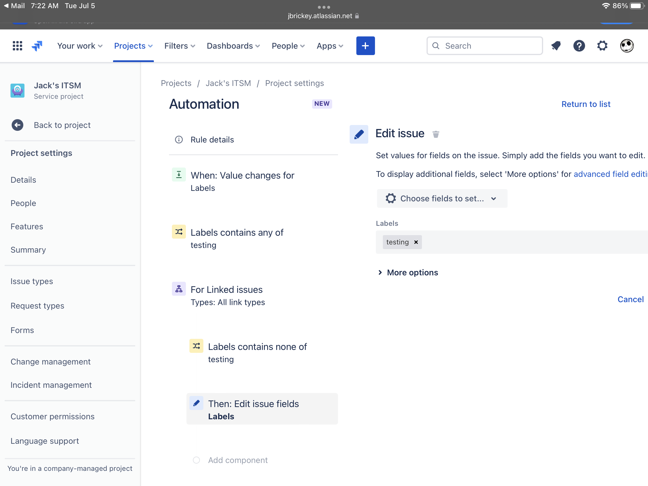 Solved: Automation rule for inherit specific label from pa...