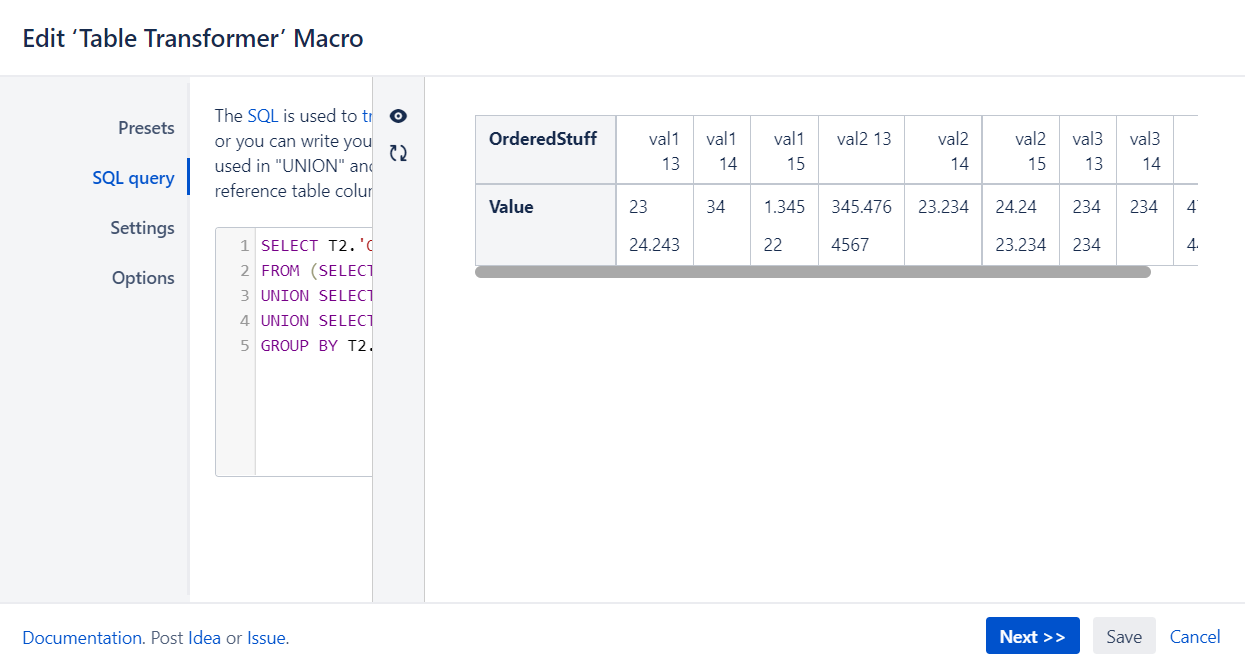 Solved Table Transformer Use While To Create Columns