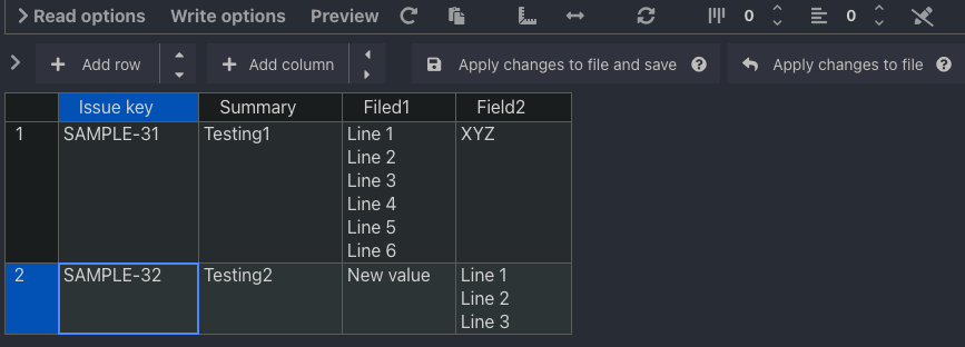 Solved: CSV Import : Line break