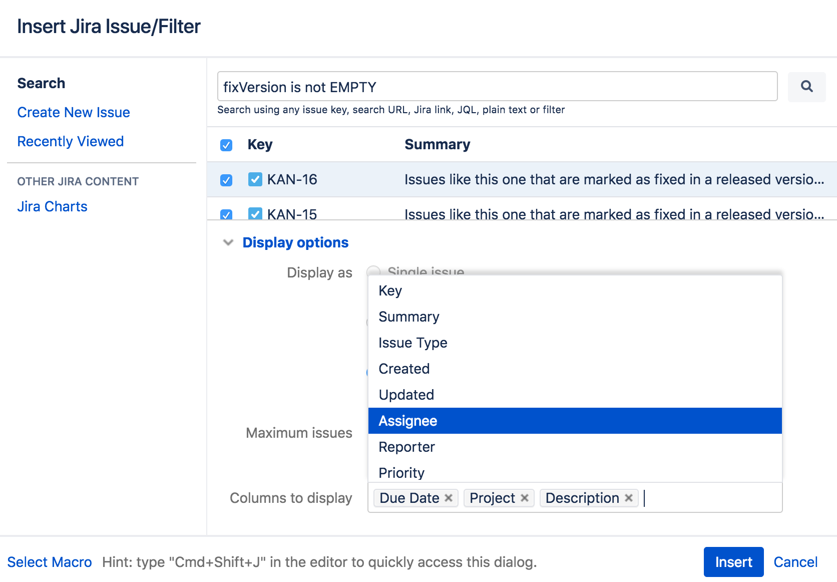 How can I retrieve a list of all open fixVersions ...