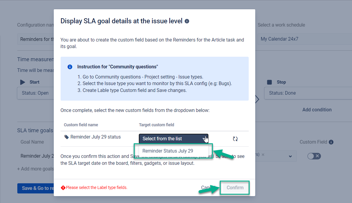 How to send an email notification when a custom da...