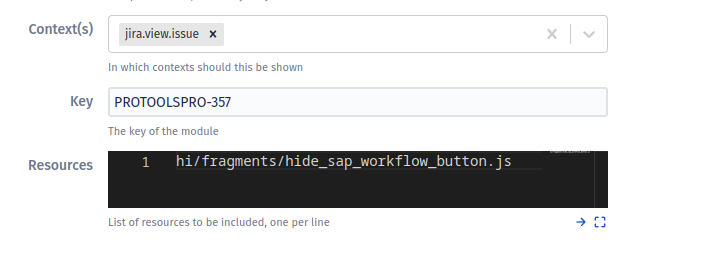 Scriptrunner example fragment does not work