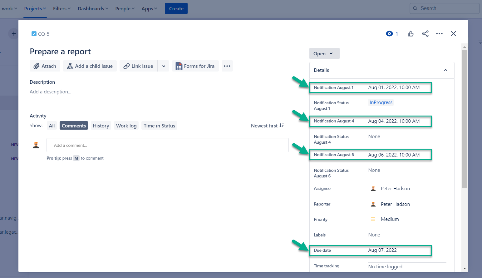 How to send a few notifications to the reporter be... - Atlassian Community