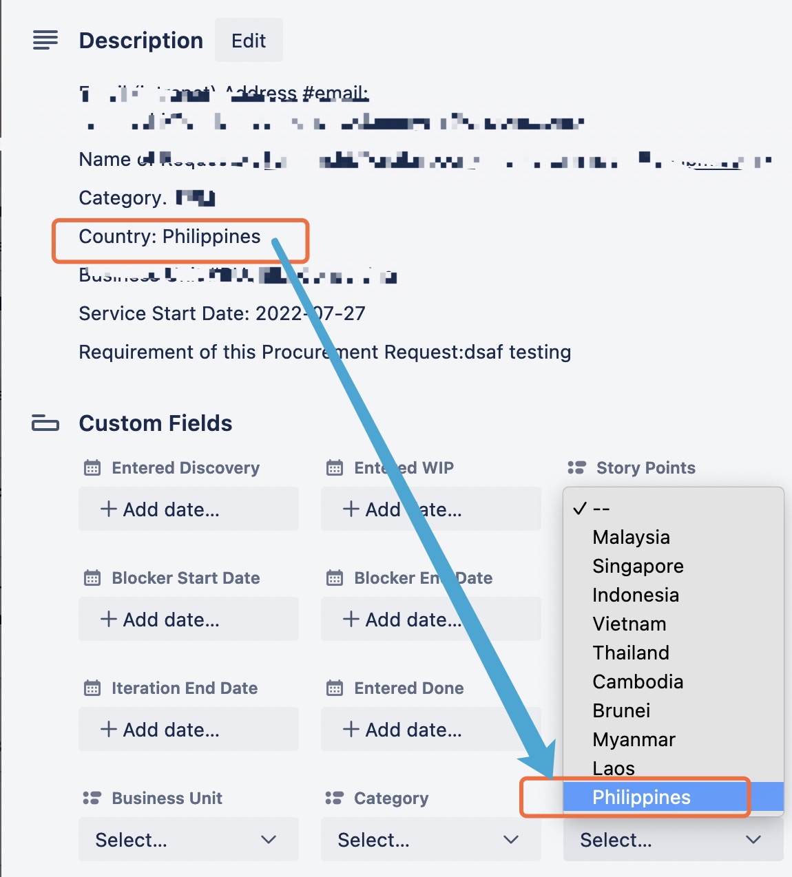 Solved: how to update the custom field via rule trigger by...