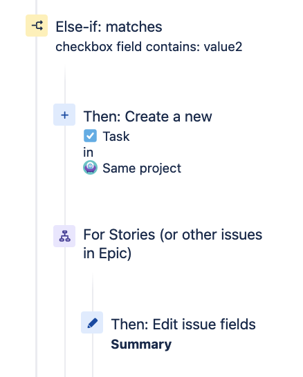 Create sub-task from checkbox selection on Epic