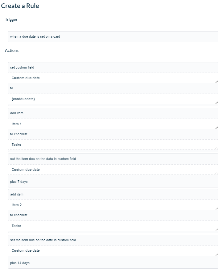 Can butler create due dates for advanced checklist...