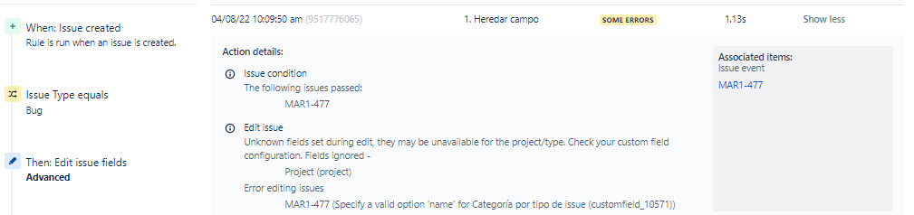 Solved: Creating new issues with Select List (cascading) f...