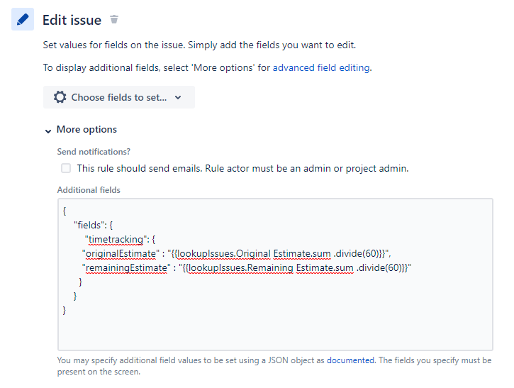 Calculate the sum of original estimates of all iss... - Atlassian Community