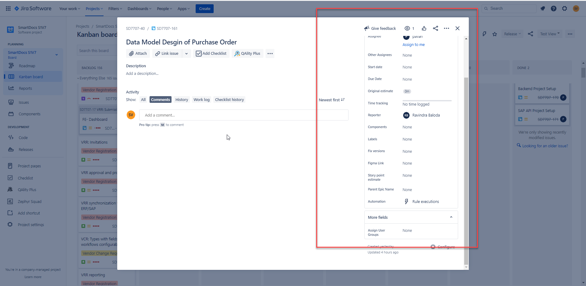 How to get Epic and story links in Sub Task