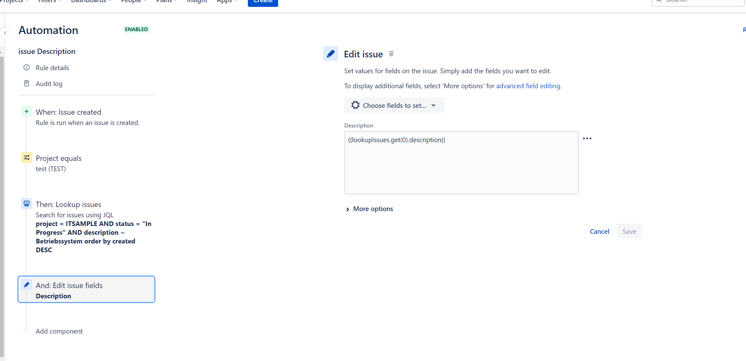 Solved: Copy value from a project issue into another proje...