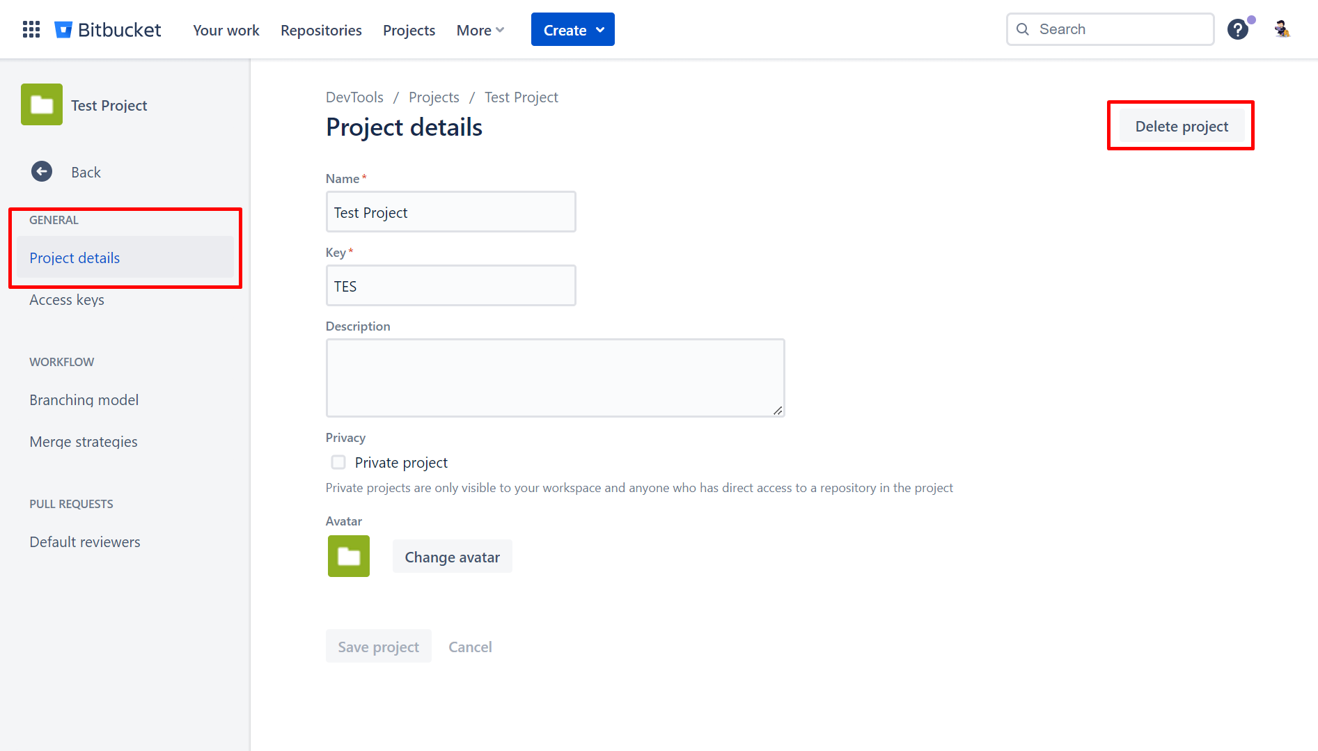 Solved: How do I delete a project (not just a repository)