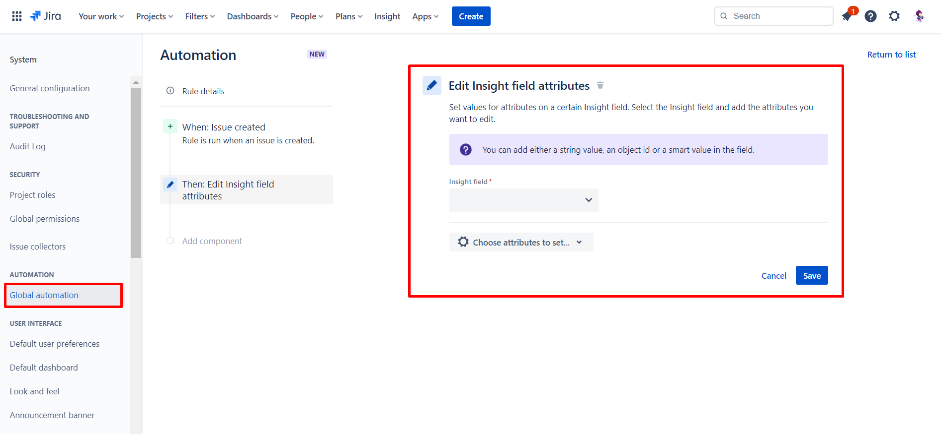 Insight Automation - Add and Remove Values on Sele...