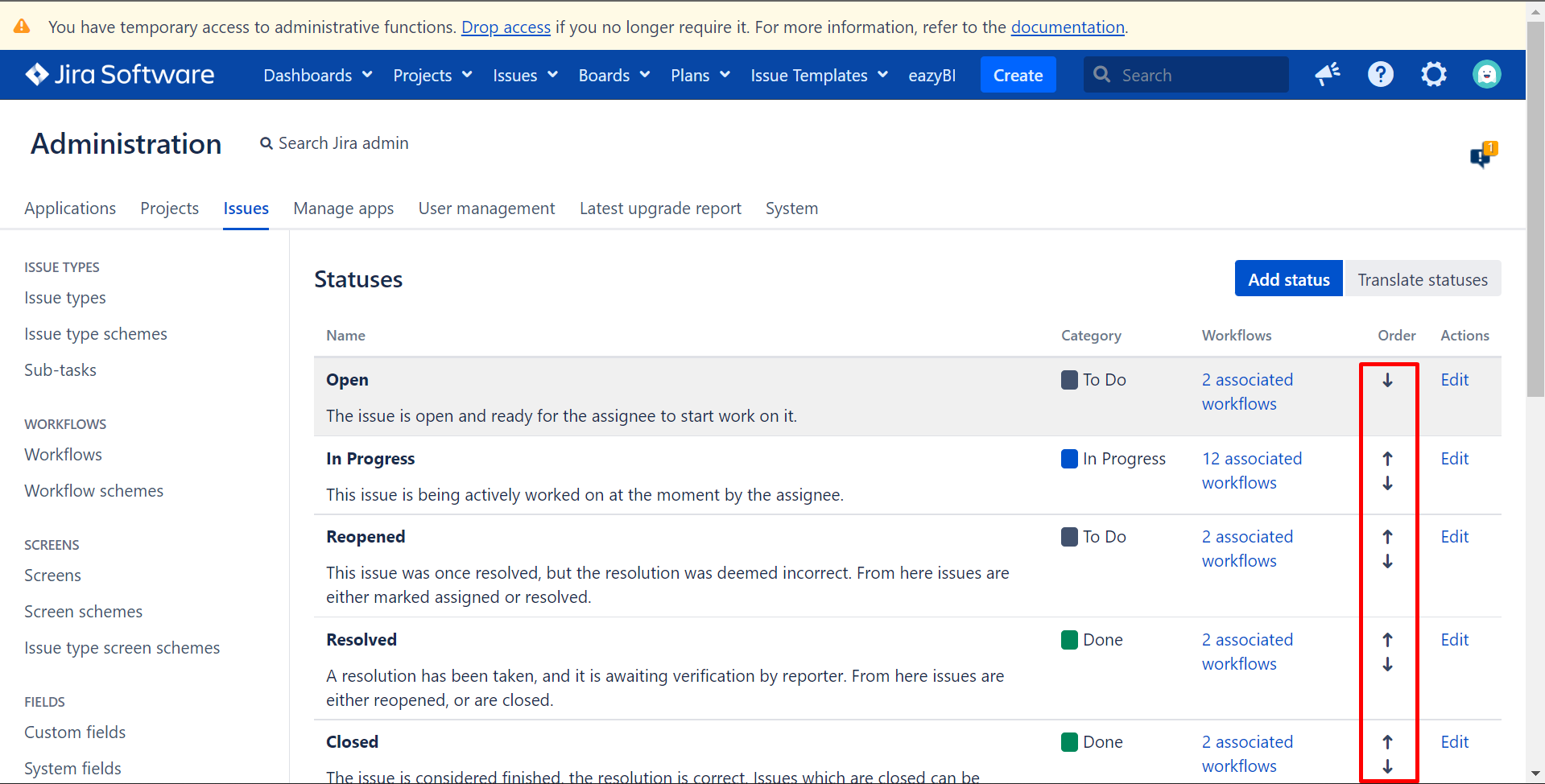 Based on workflow status, display status on dashbo...