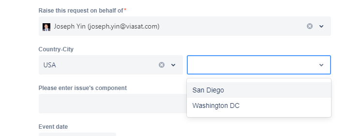 how to have the cascading dropdown's in jira cloud