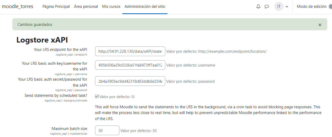 Insert statements into Locker learning store from ...
