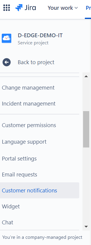 Jira service management notifications