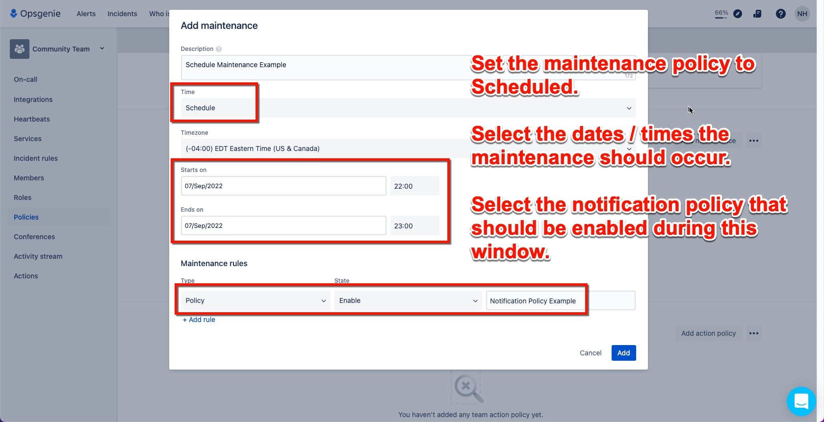 Solved: Pause Opsgenie alerts during planned maintenance w...