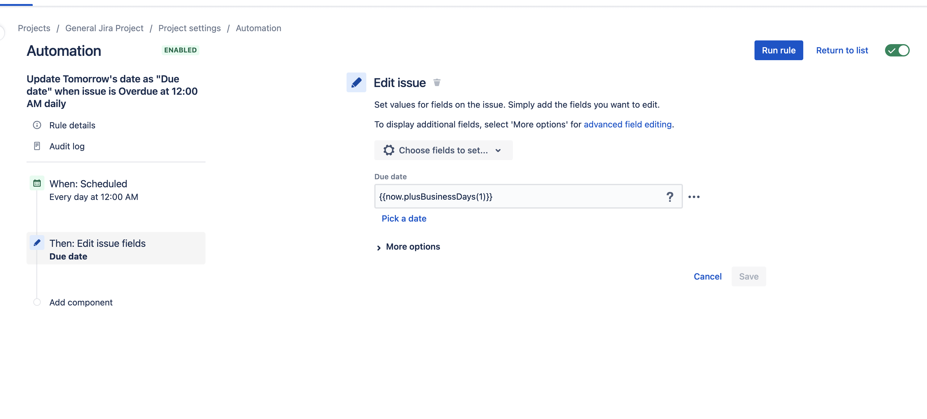 How to automatically update due date with automati...