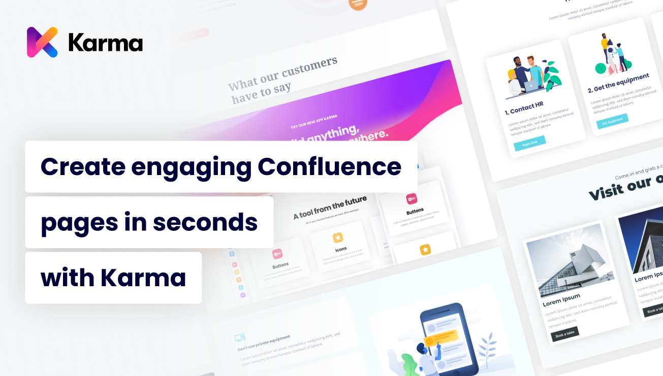 Create good looking Confluence pages in seconds