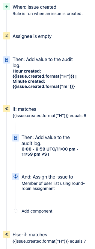 Automation on 1 rules/settings