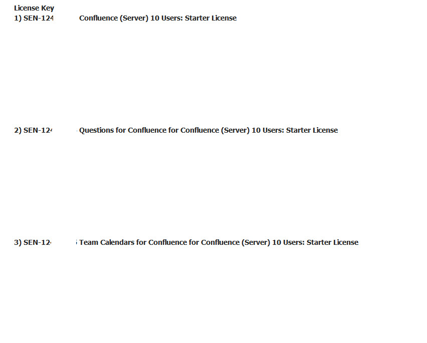How to activate confluence license key?