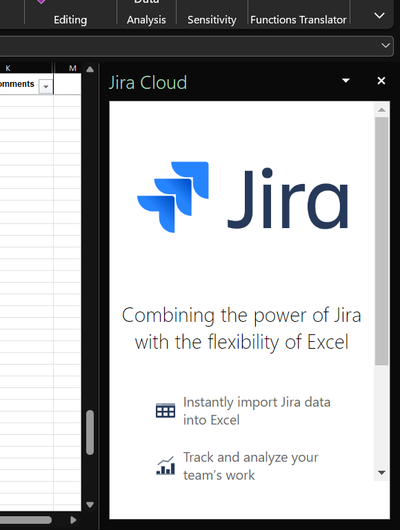 Solved: Jira Pop up window in excel