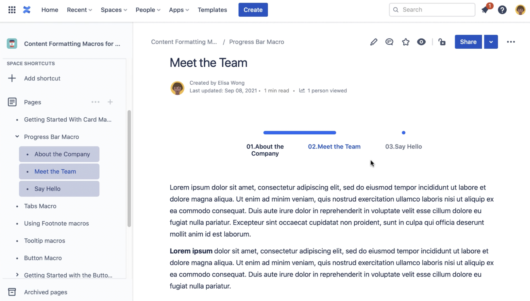 How to generate a progress bar from a series of ch...