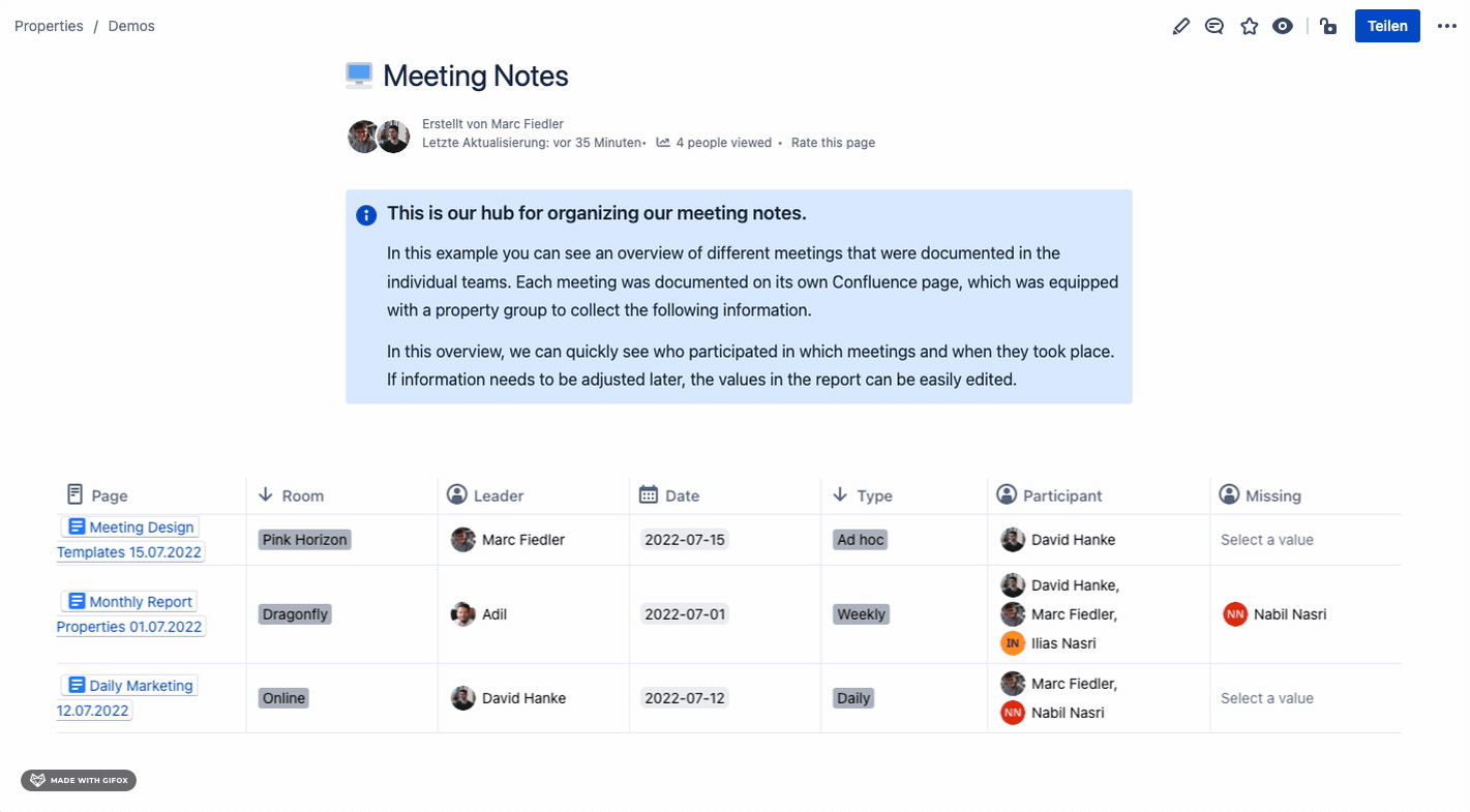Collect your meeting notes in one place
