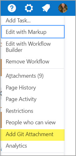 How do you edit the ellipsis drop down?