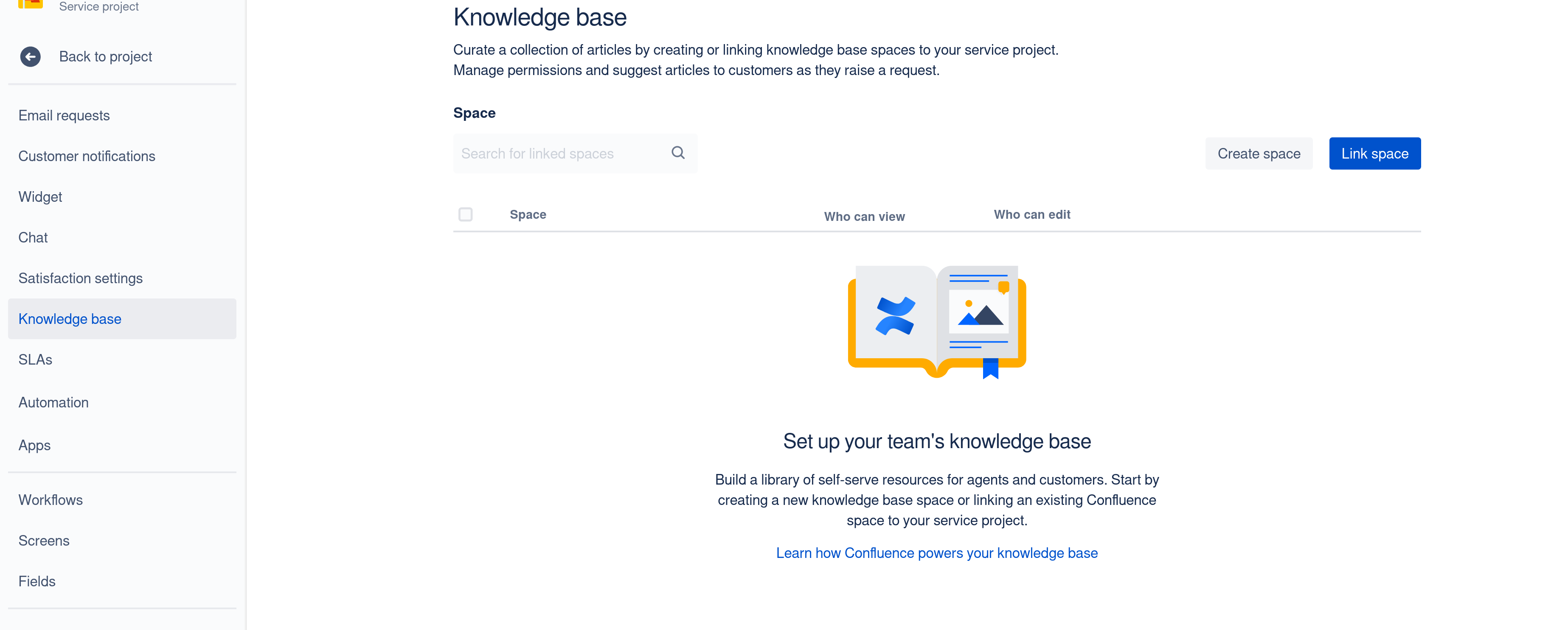 Linking knowledge base Oauth2 not working