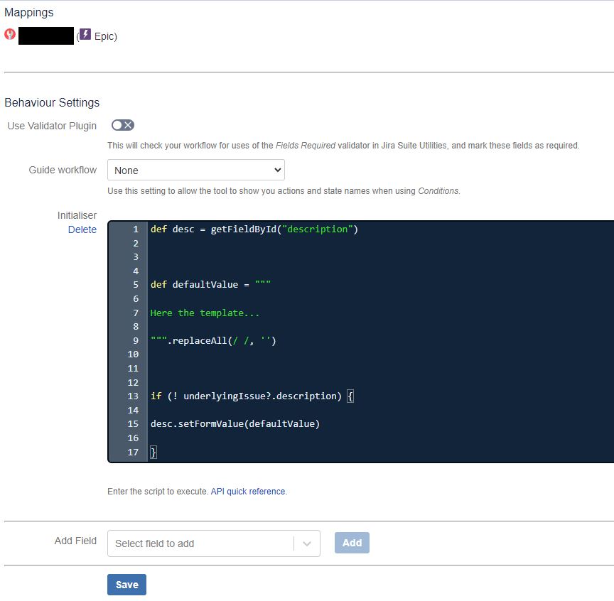 Solved Initialiser Not Working When Mapping Issue Types