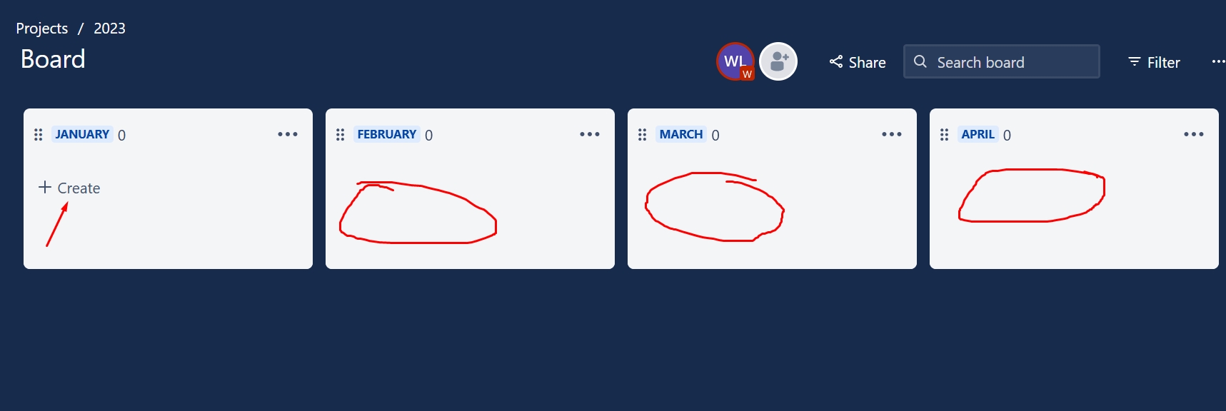 How to set up a Trello-like board and lists instea...