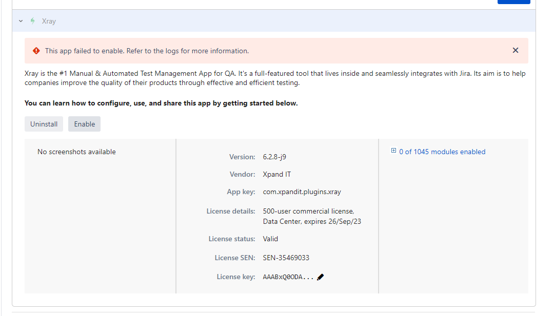 Solved Unable To Enable Xray Plugin For Jira