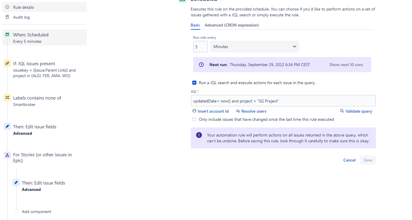 Solved: Audit log error