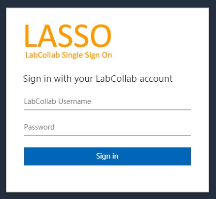 How can an external user reset their password?