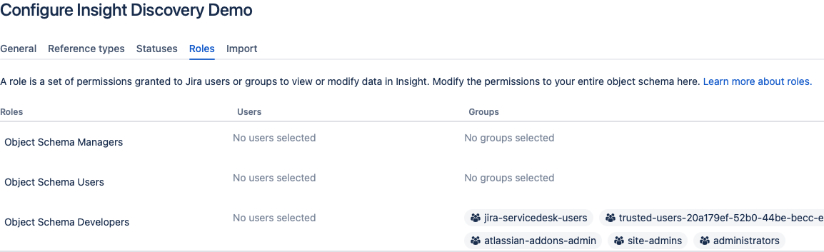 Is there a way to limit access to insight