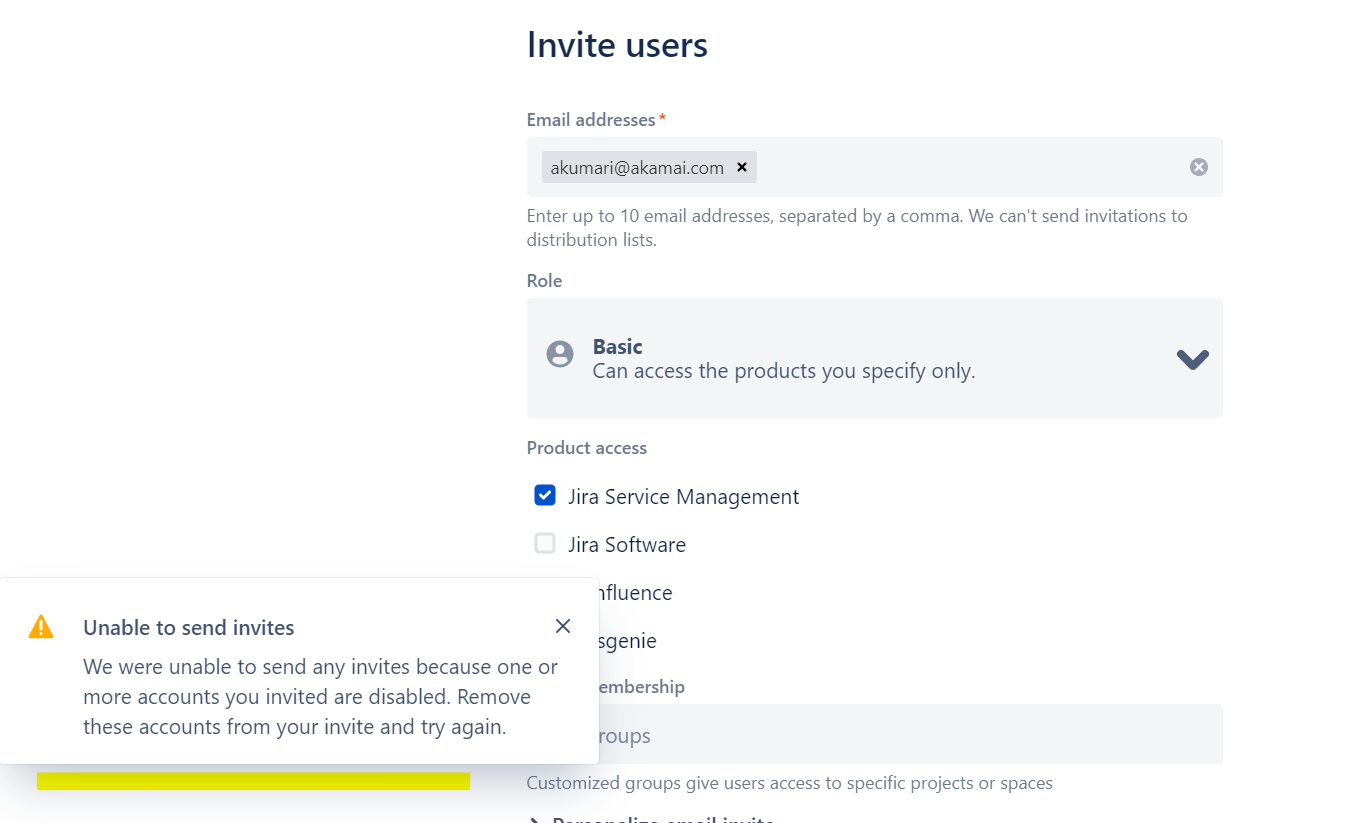 Solved: Unable to create new userid in Jira