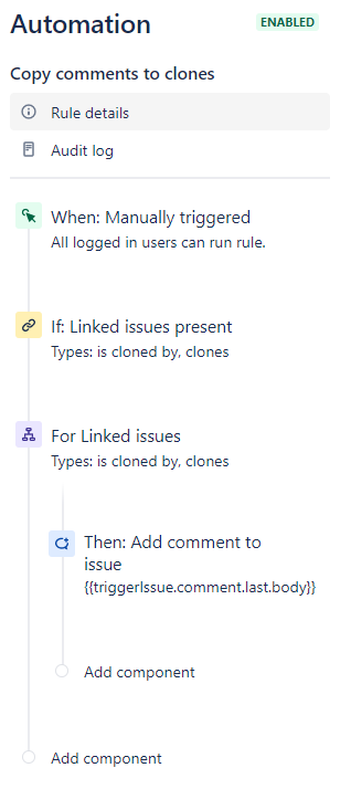 Solved: Jira Automation doesn't find cloned issues Solved: Jira Automation doesn't find cloned issues