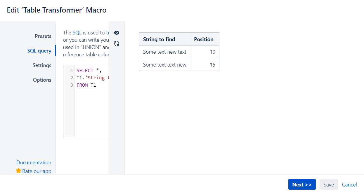 Solved: position of a character in the string