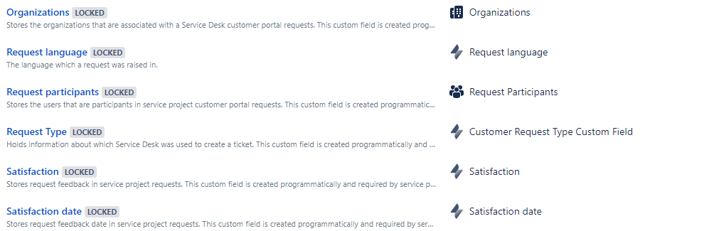 Solved: Default custom fields & custom issues types that c...