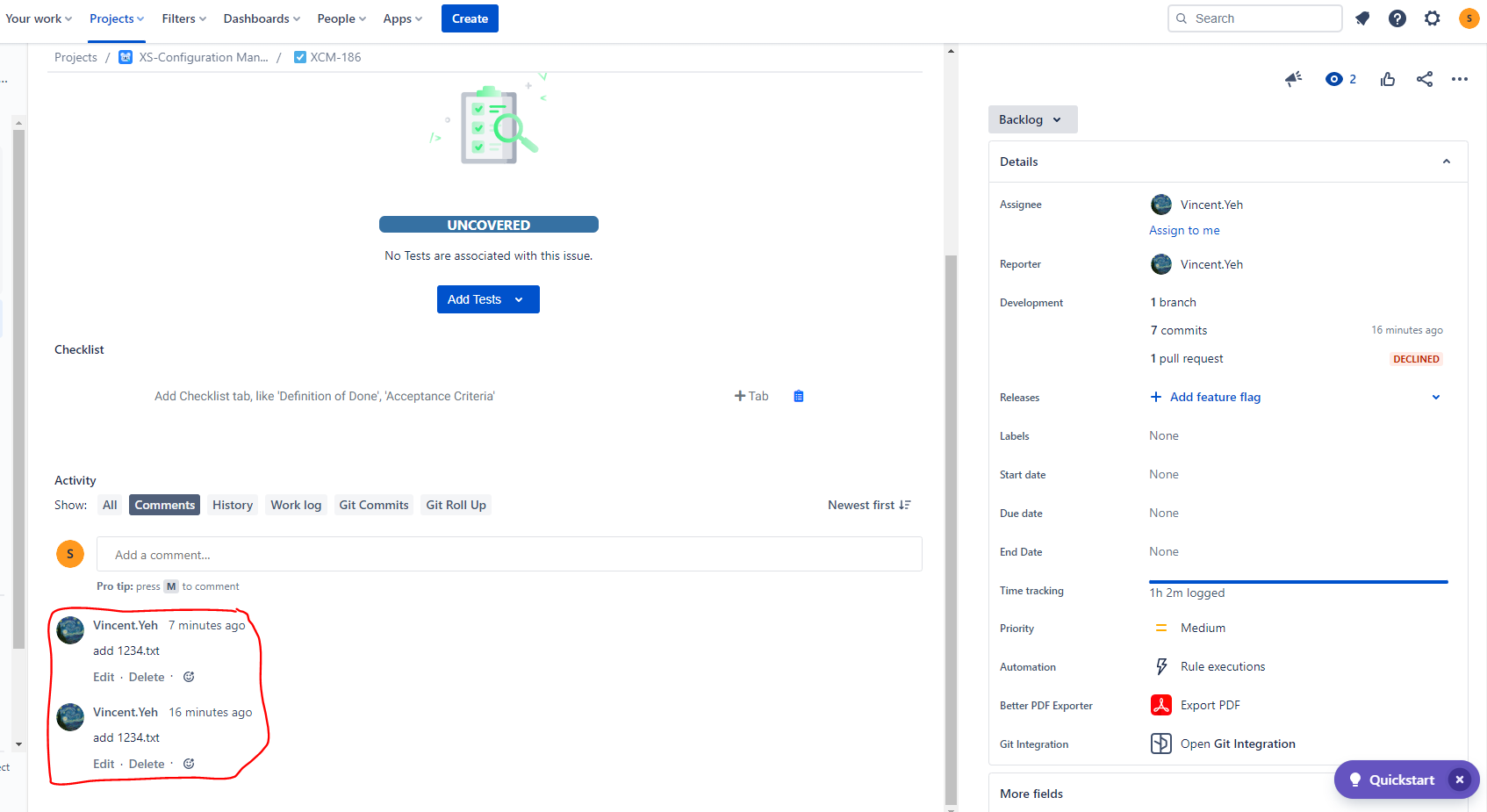 Smart Commit Comment's twice in jira cloud.(Commen...