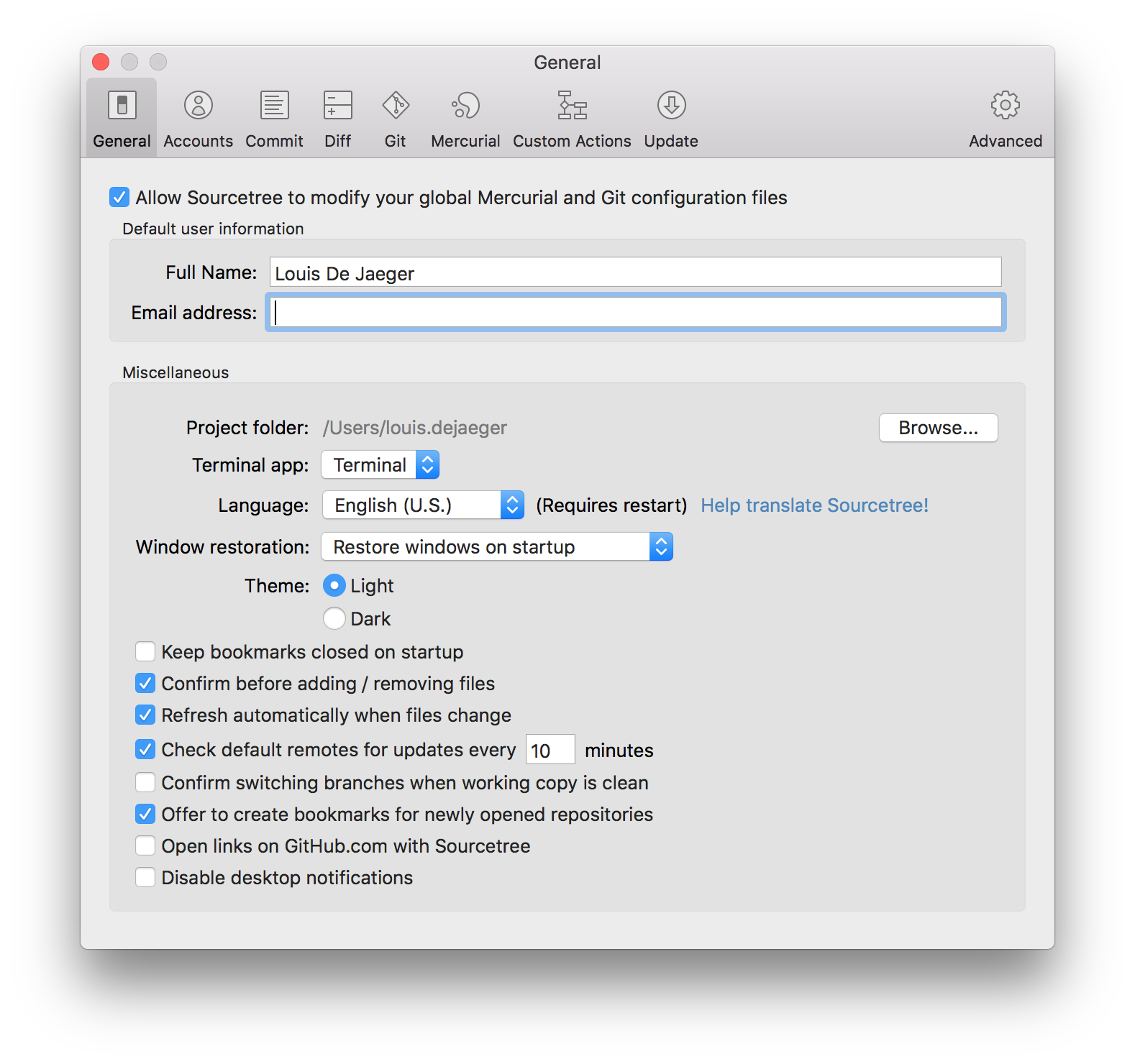Solved: How can i change language in SourceTree?