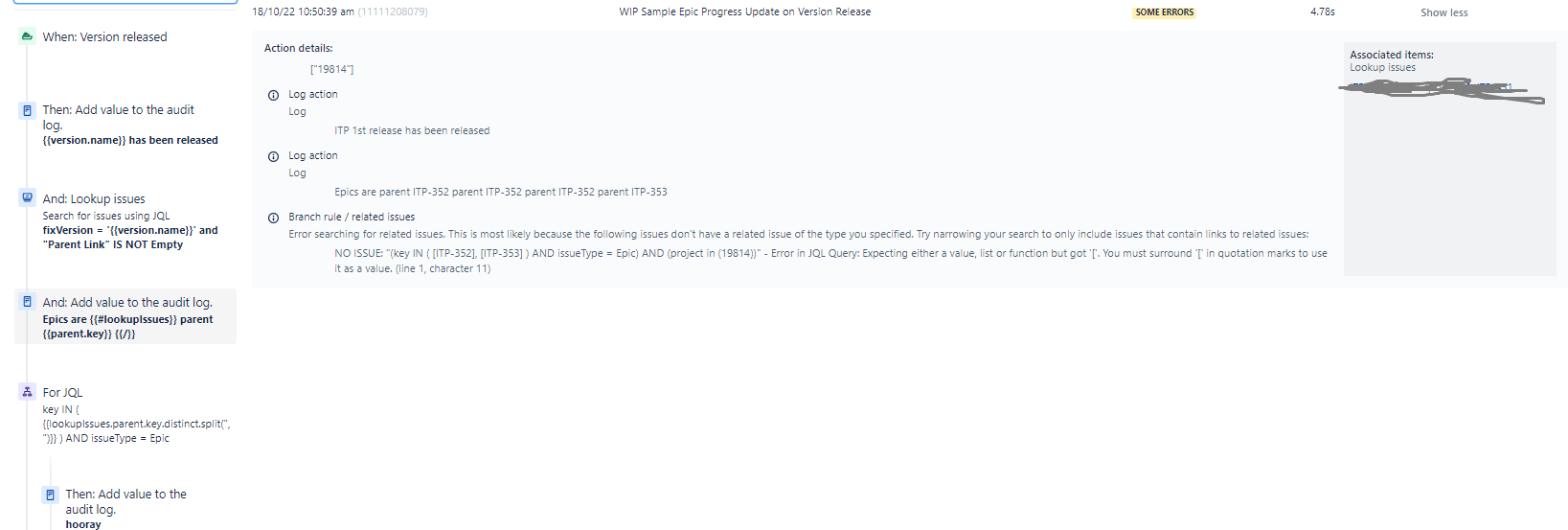 Solved: Automation question - looping through lookup issue...