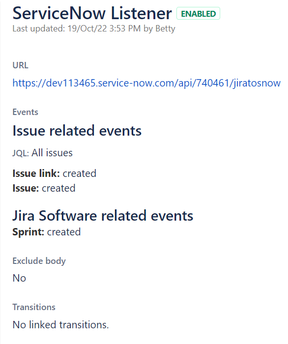 Jira Cloud Software Integration with ServiceNow us...