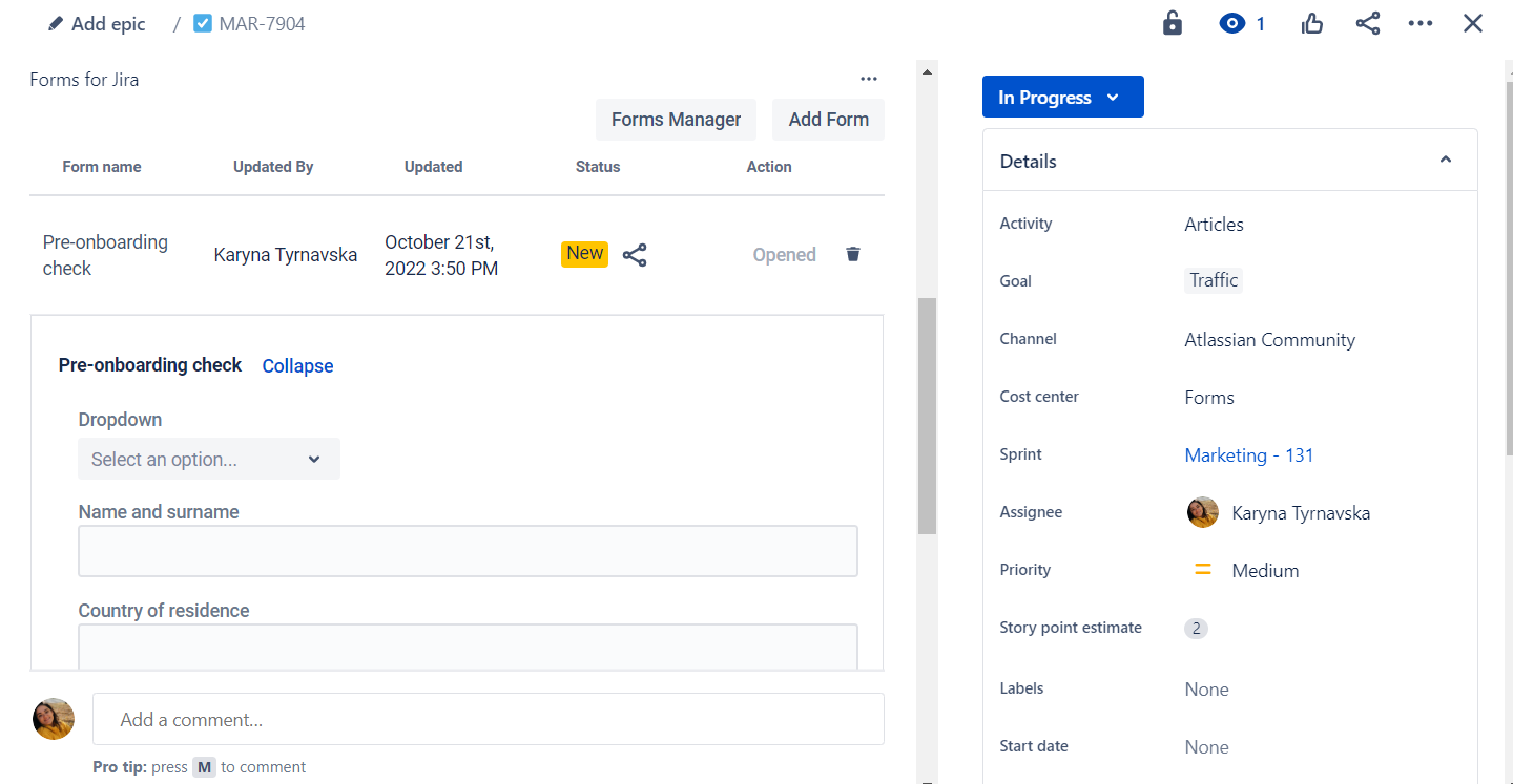 How to Attach the Forms in Jira to the Email? - Atlassian Community
