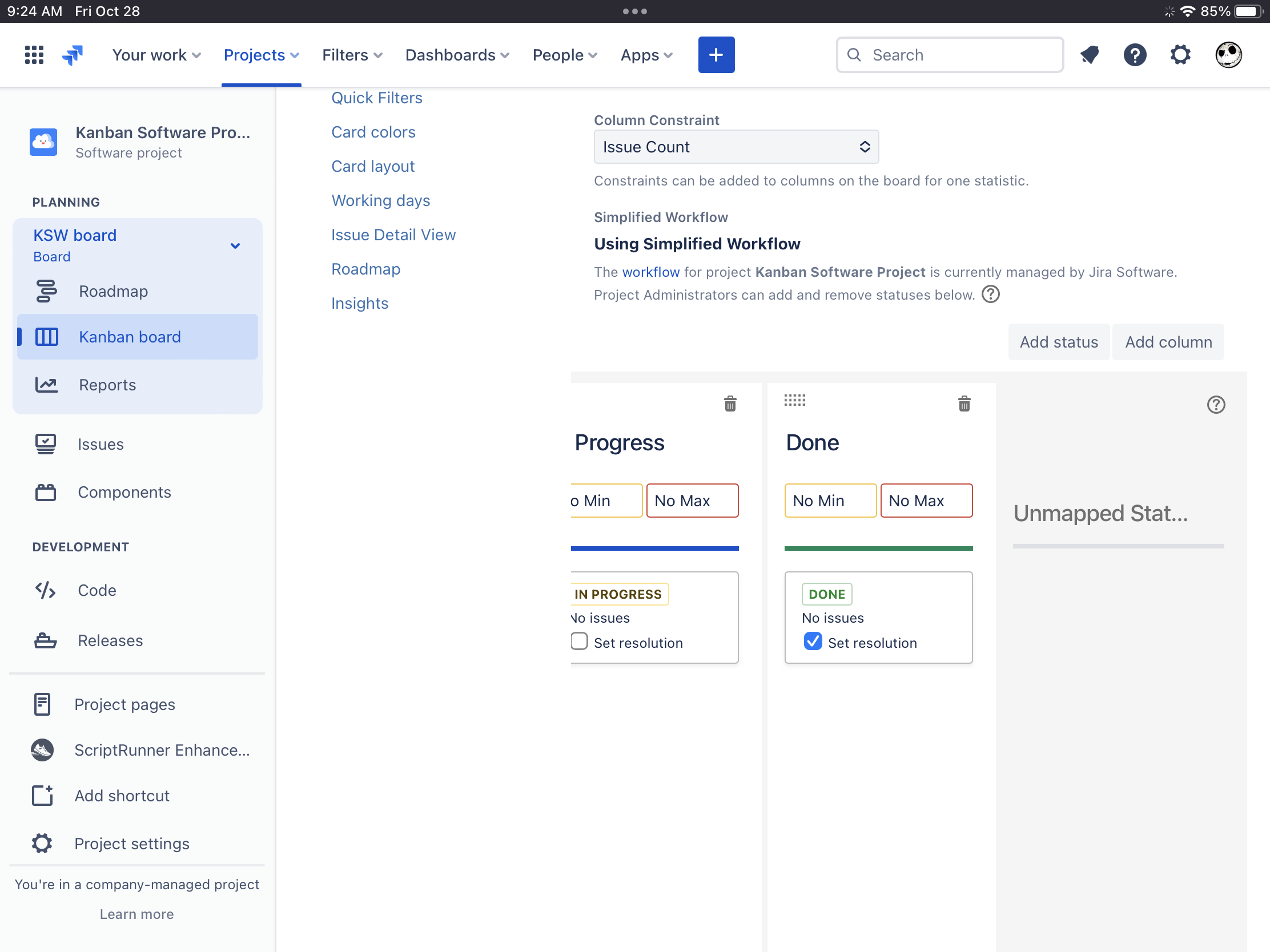 How Achieve Cancel Issue Button And Selecting Reso