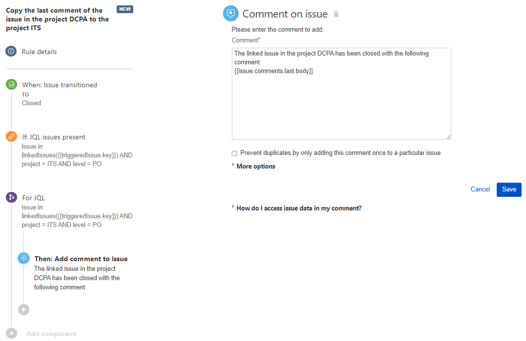 Automatic Closing In Connection With Linked Issues